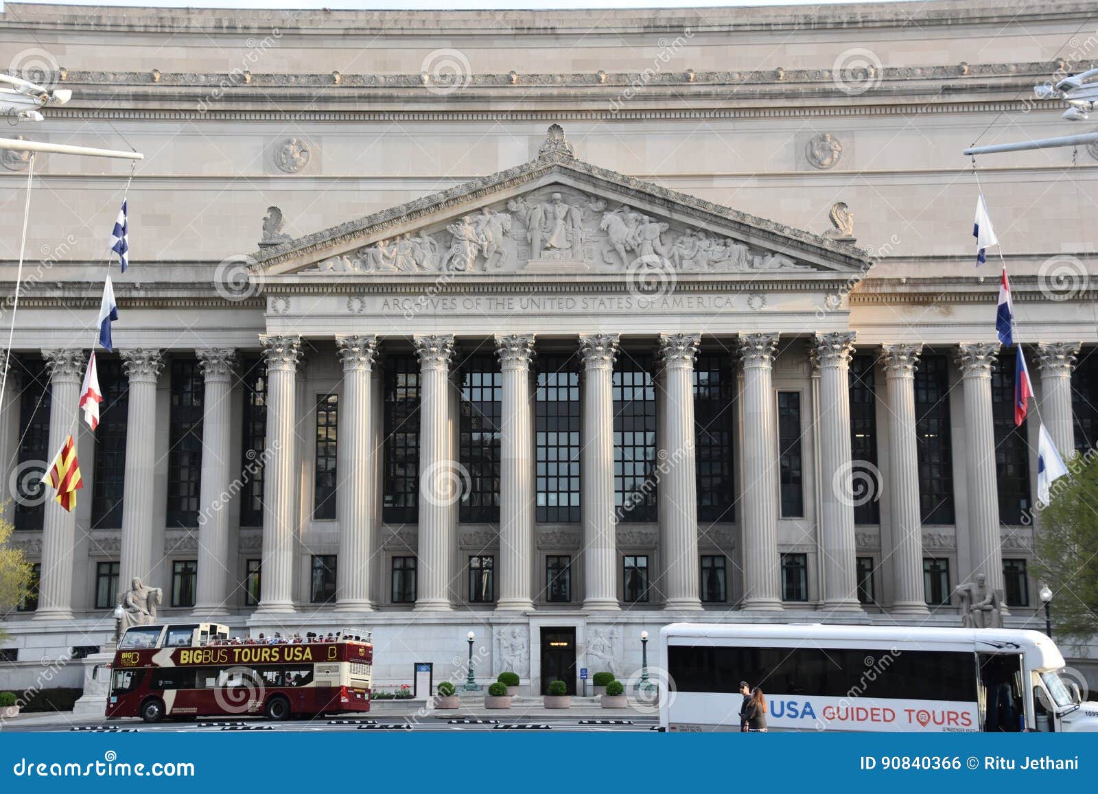 National Archives in Washington, DC Editorial Photo - Image of faasect ...