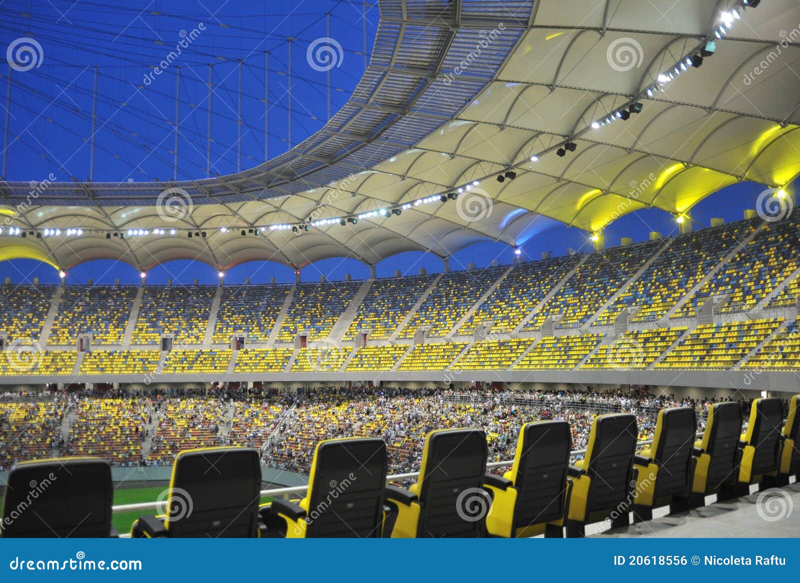 National Arena Bucharest editorial photo. Image of stadium - 20618556