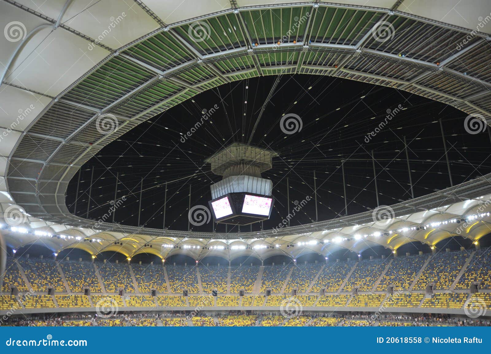 National Arena Bucharest editorial stock photo. Image of daylighting ...