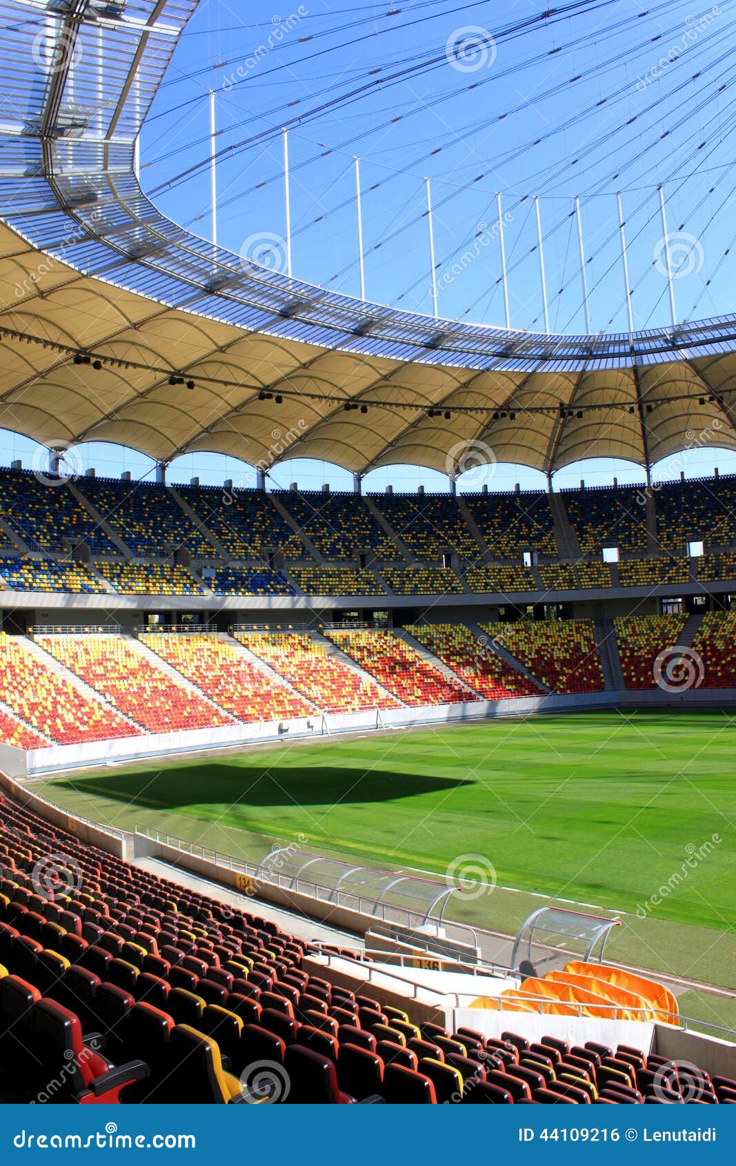 National arena stadium stock photo. Image of architecture - 44109216