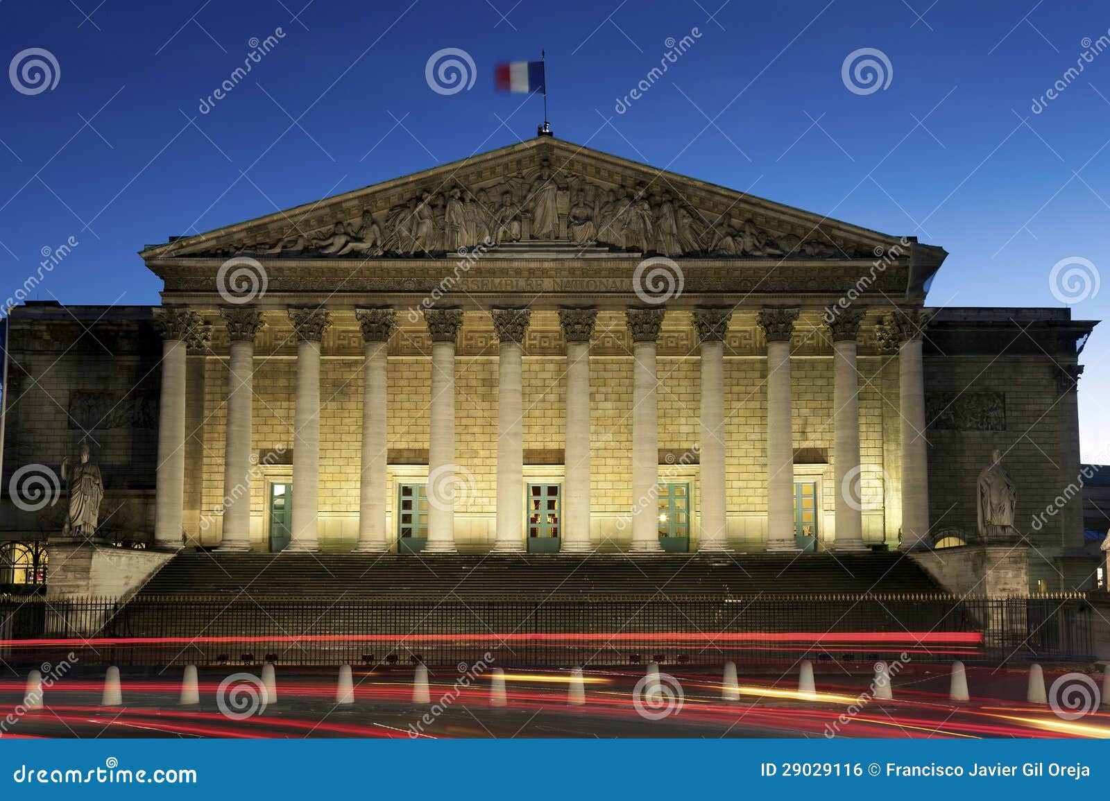National assembly, Paris stock photo. Image of colums - 29029116