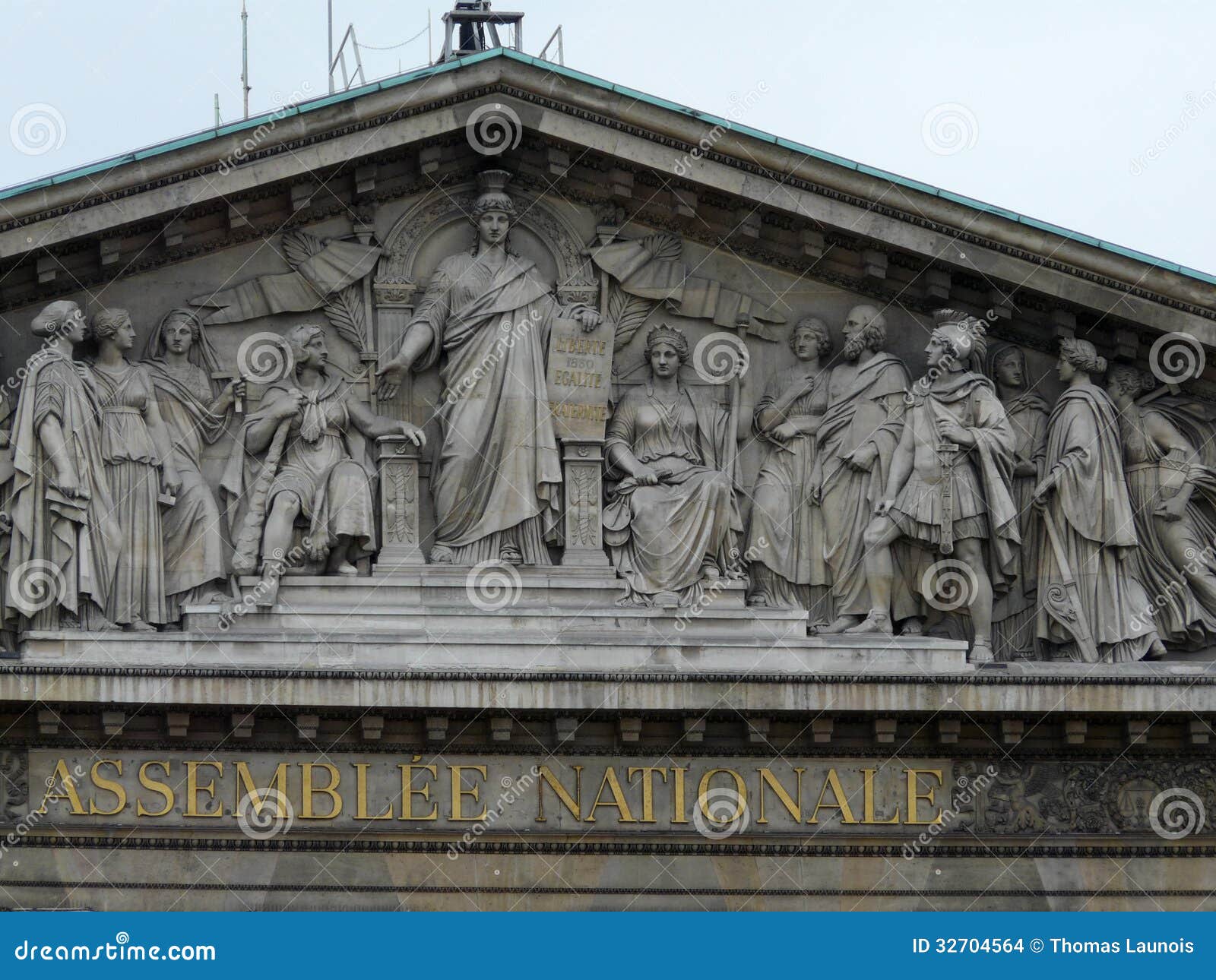 National assembly, Paris stock photo. Image of visit - 32704564