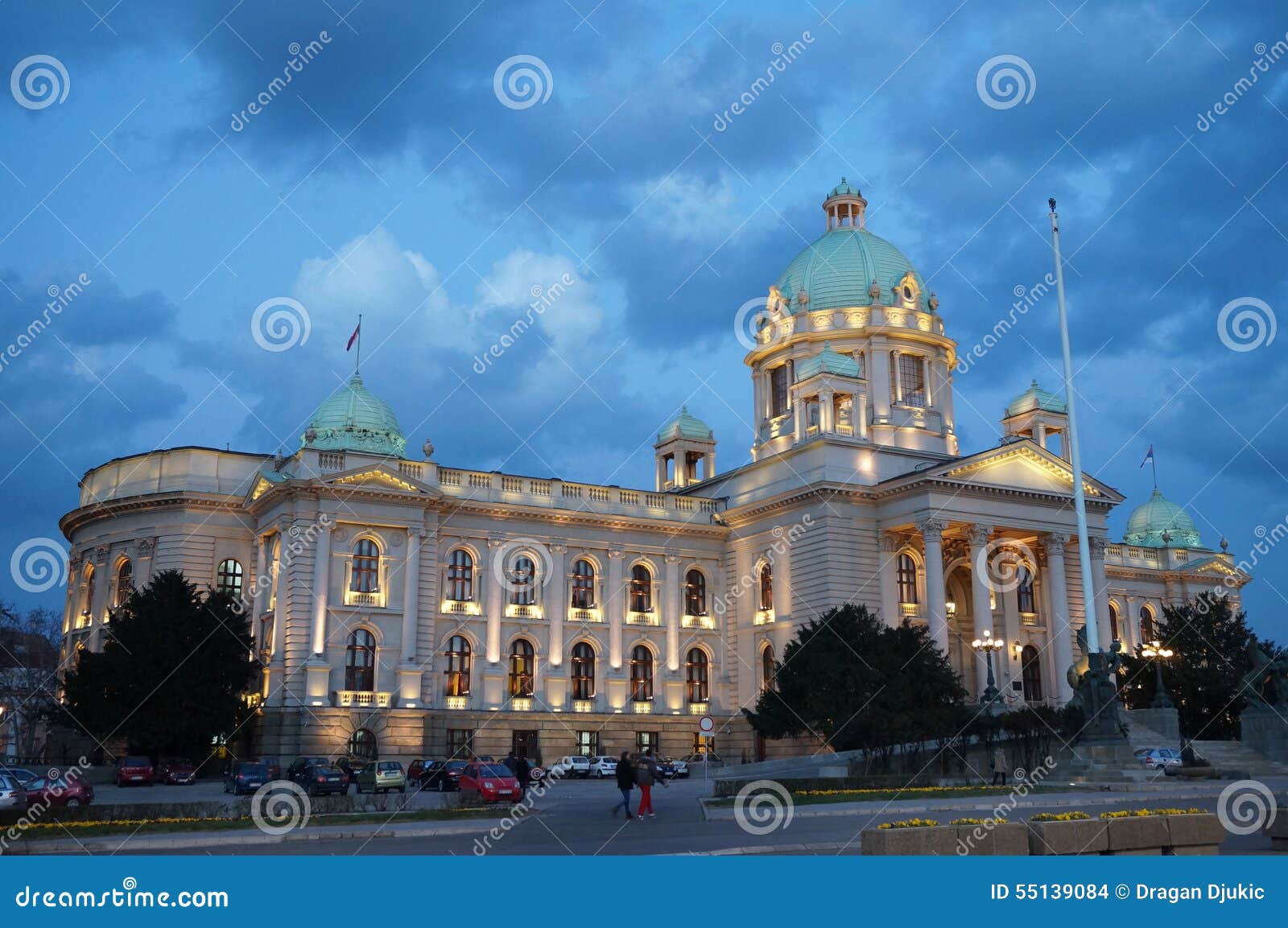 National Assembly of Serbia, Belgrade Stock Photo - Image of europe ...