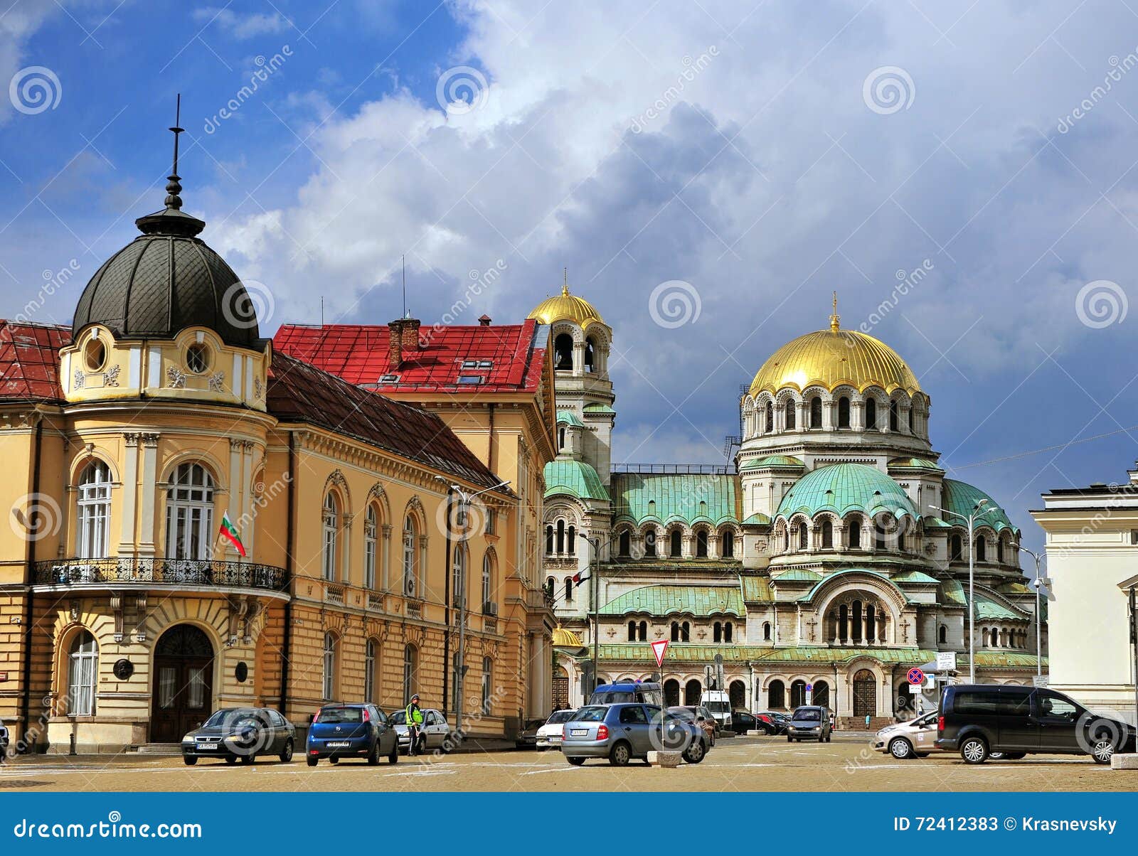 National Assembly Square in Sofia, Bulgaria Editorial Stock Photo ...