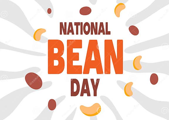 National Bean Day with Delicious Beans Stock Illustration ...