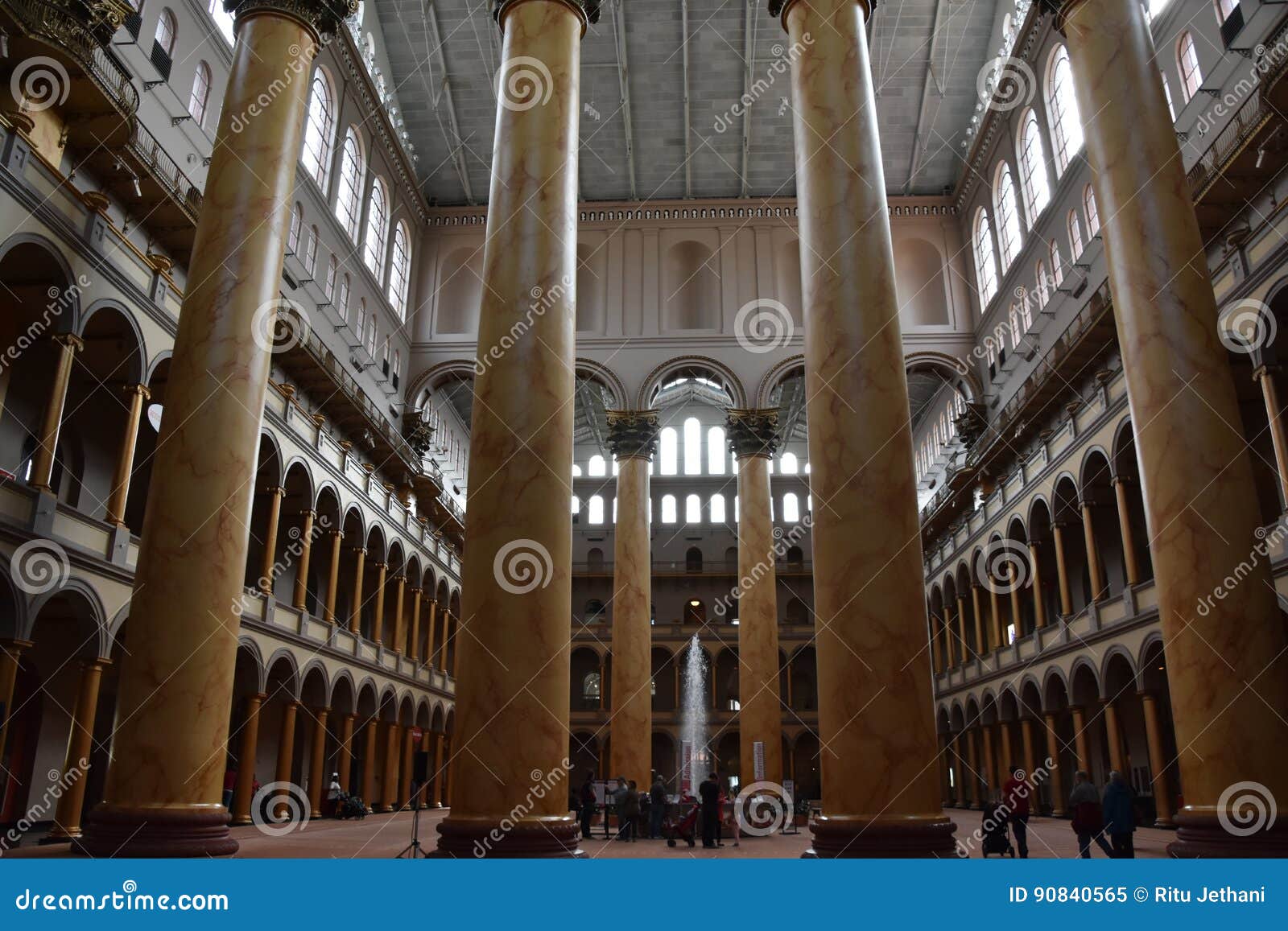 National Building Museum in Washington, DC Editorial Image - Image of ...