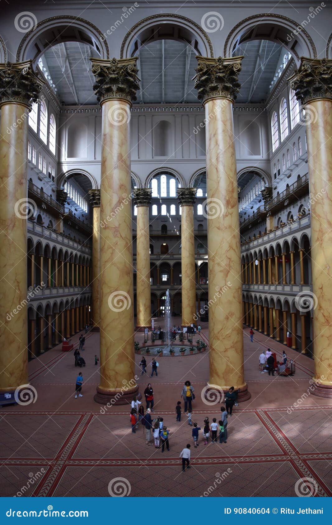 National Building Museum in Washington, DC Editorial Stock Image ...
