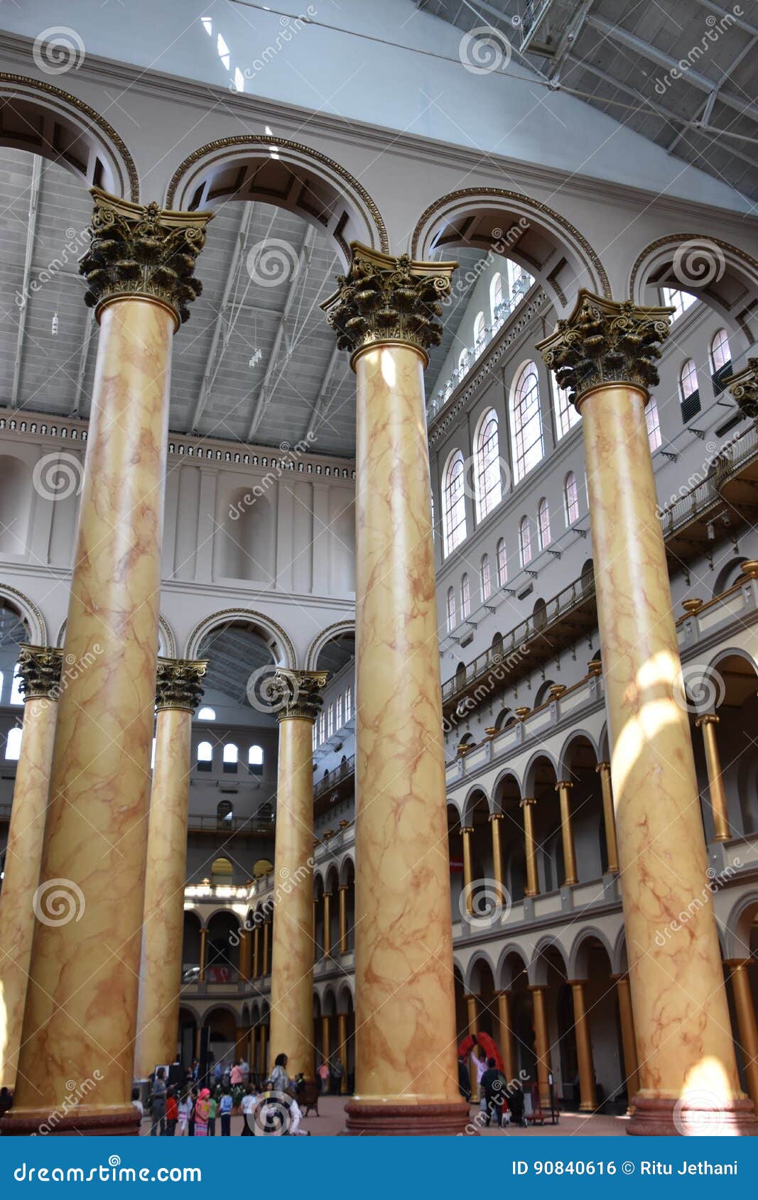 National Building Museum in Washington, DC Editorial Photo - Image of ...