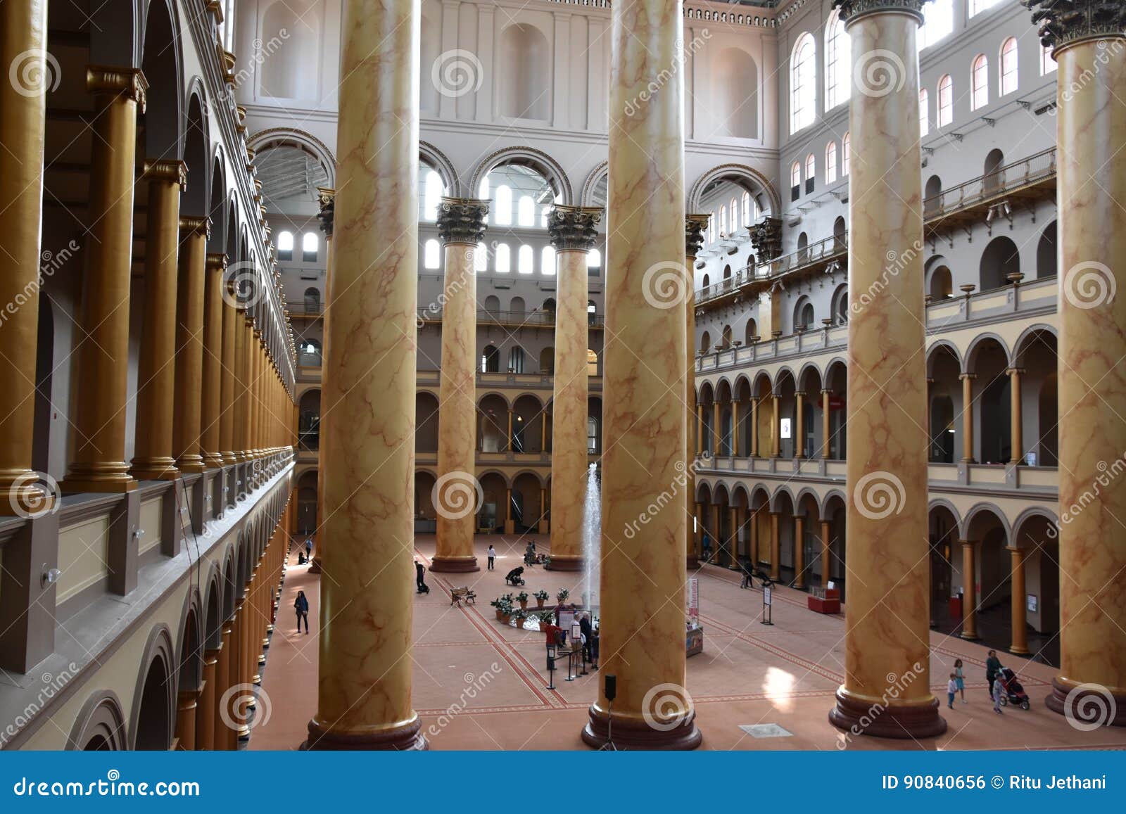 National Building Museum in Washington, DC Editorial Photo - Image of ...