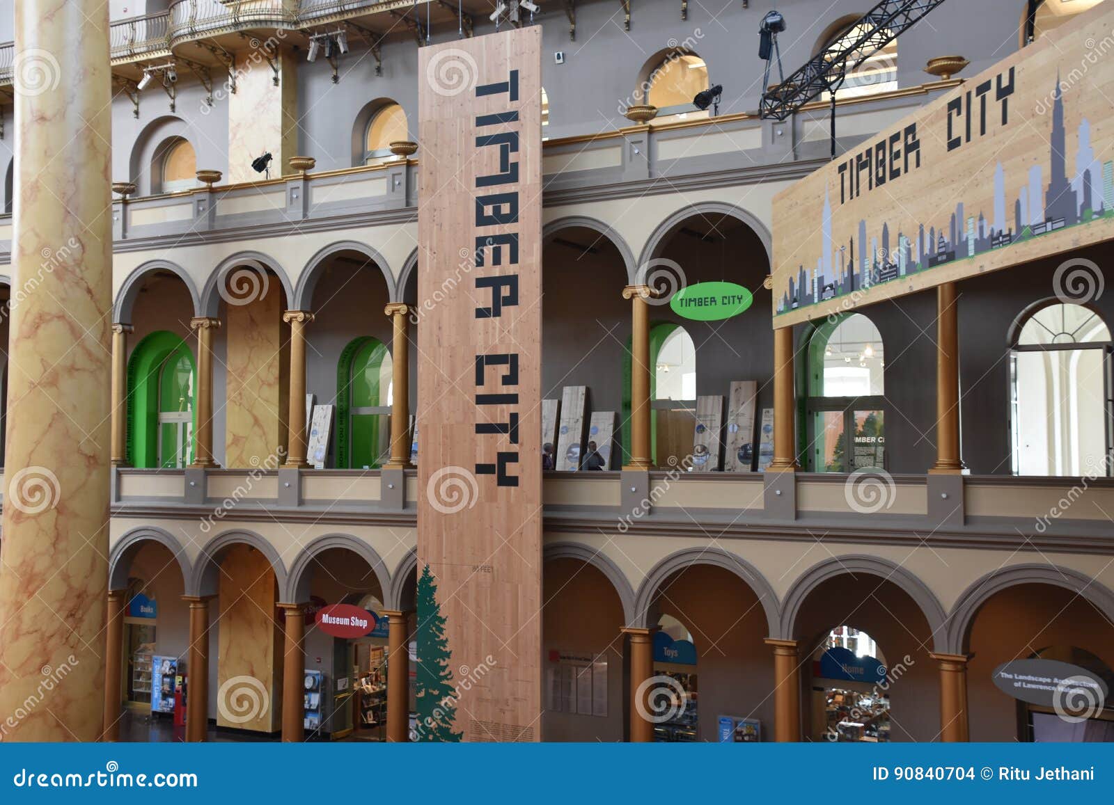 National Building Museum in Washington, DC Editorial Stock Image ...