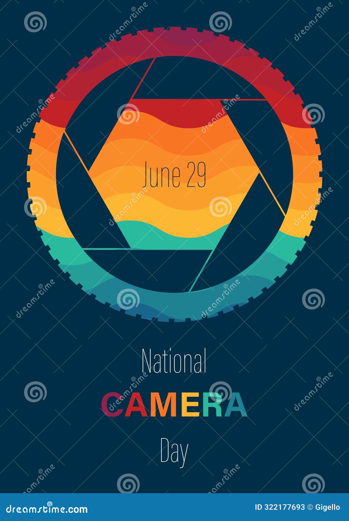 National Camera Day Design, Vector Illustration Stock Vector ...
