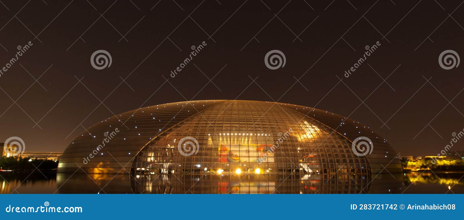 Beijing National Opera House Stock Photo - Image of liquid, landmark ...