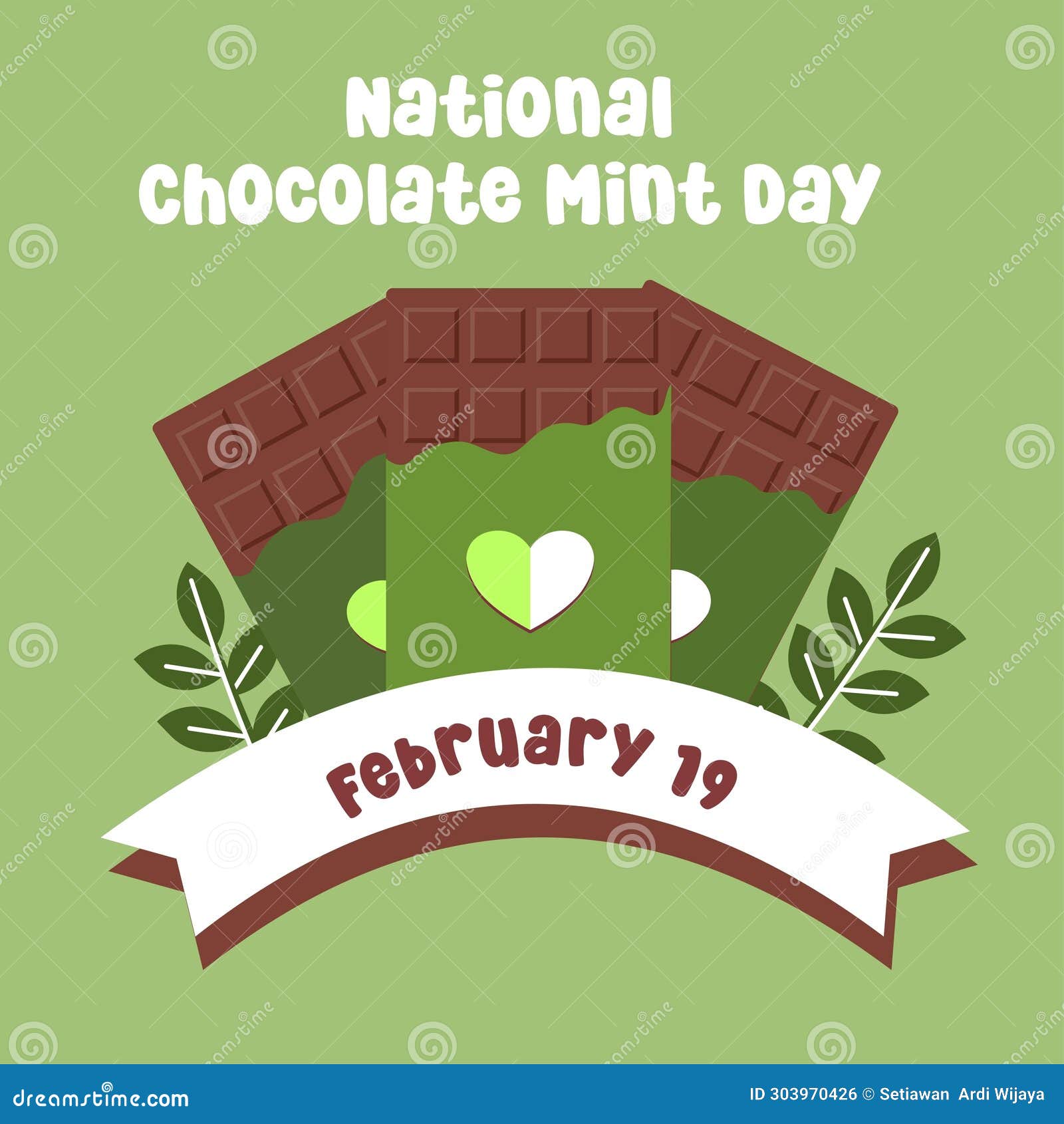 This National Chocolate Mint Day Vector Image is Perfect for ...