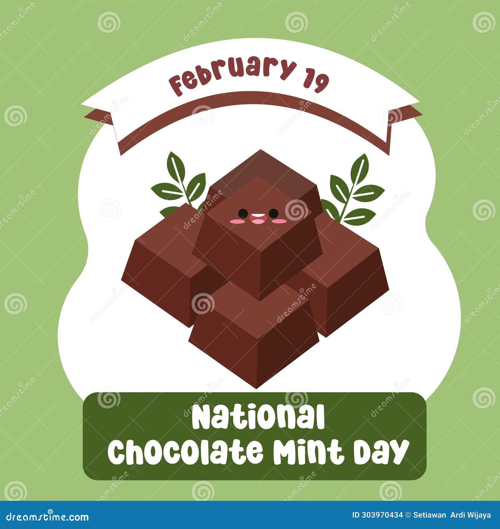 This National Chocolate Mint Day Vector Image is Perfect for ...