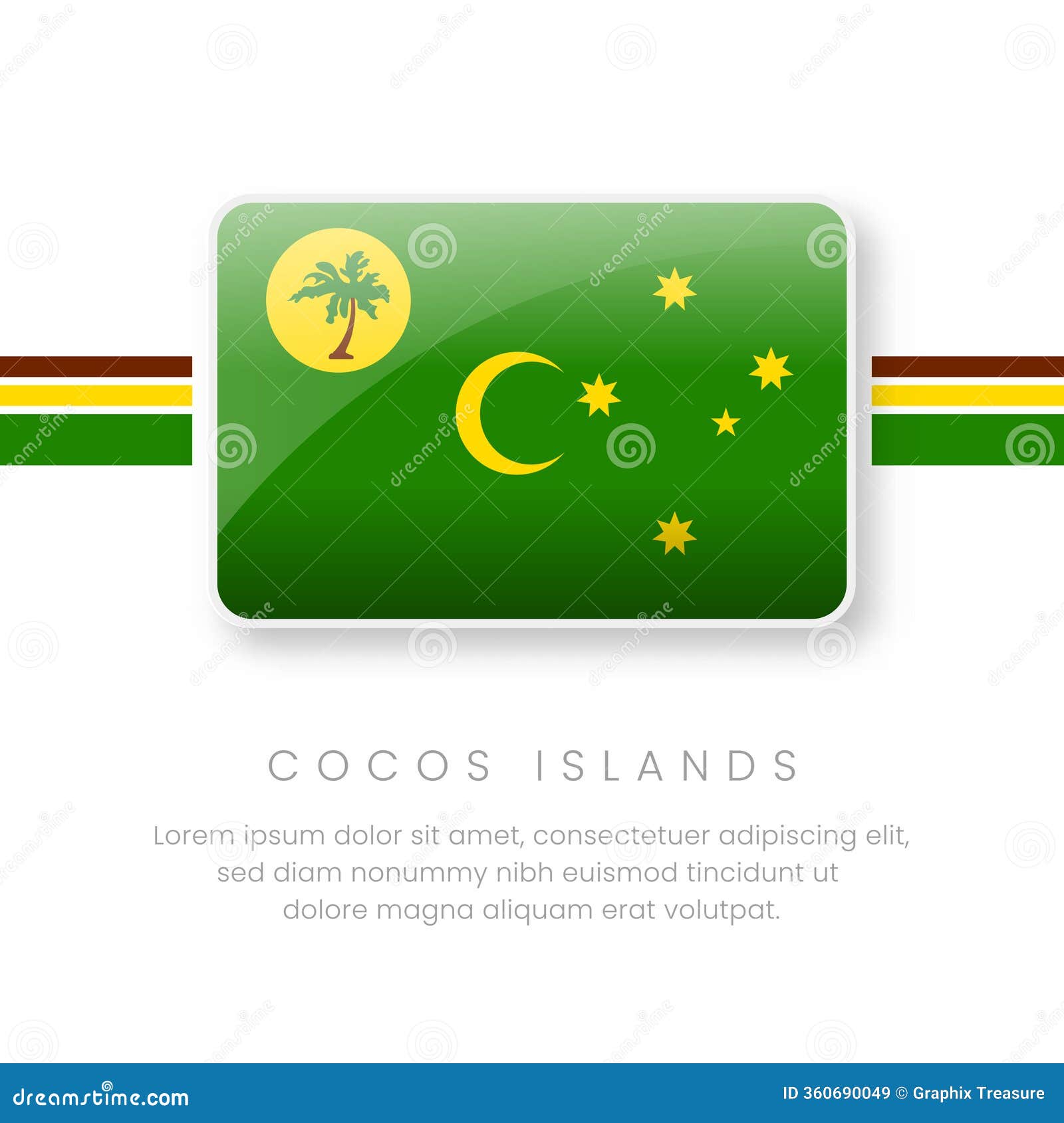 Cocos Island Republic Of Costa Rica, Pacific Ocean, Central America Map ...