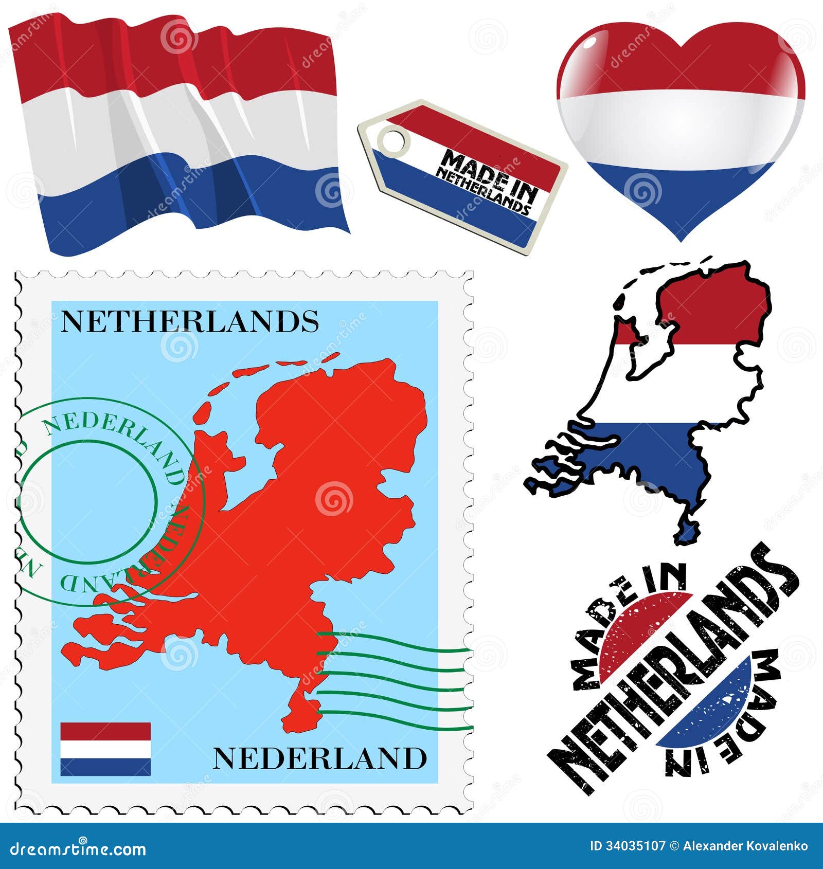 National Colours of Netherlands Stock Vector - Illustration of ...