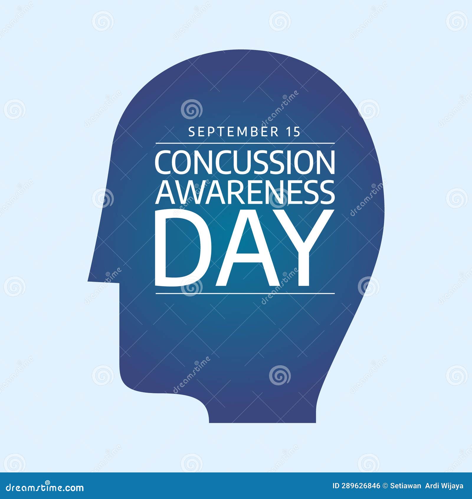 For National Concussion Awareness Day Celebrations, Use this Vector ...