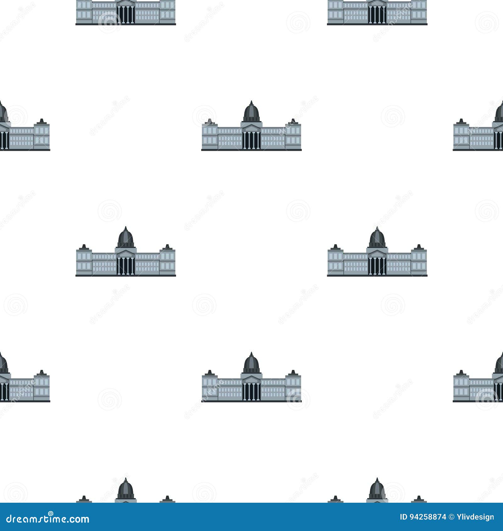 US Congress Building Icon Clipart Logtotype Isolated Vector ...
