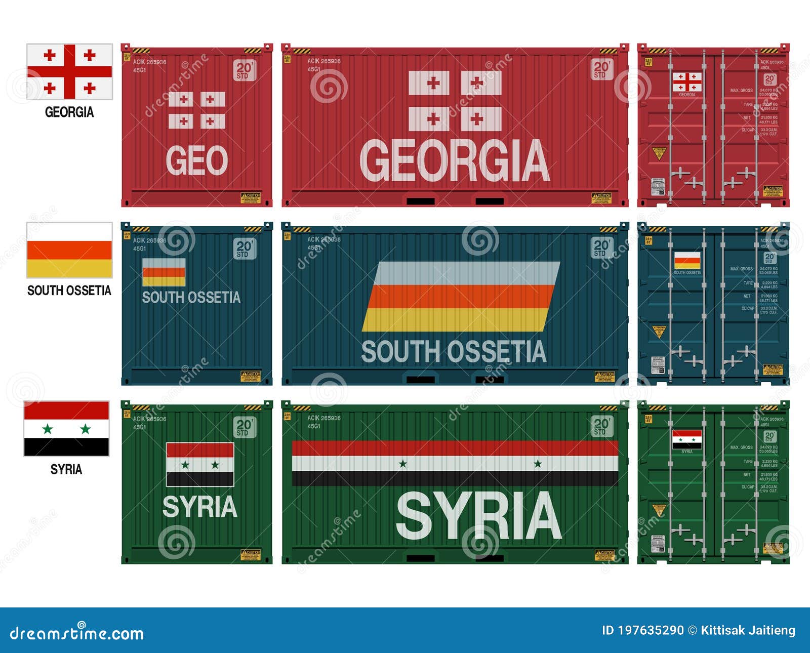 National Containergeorgia Stock Illustrations – 1 National ...