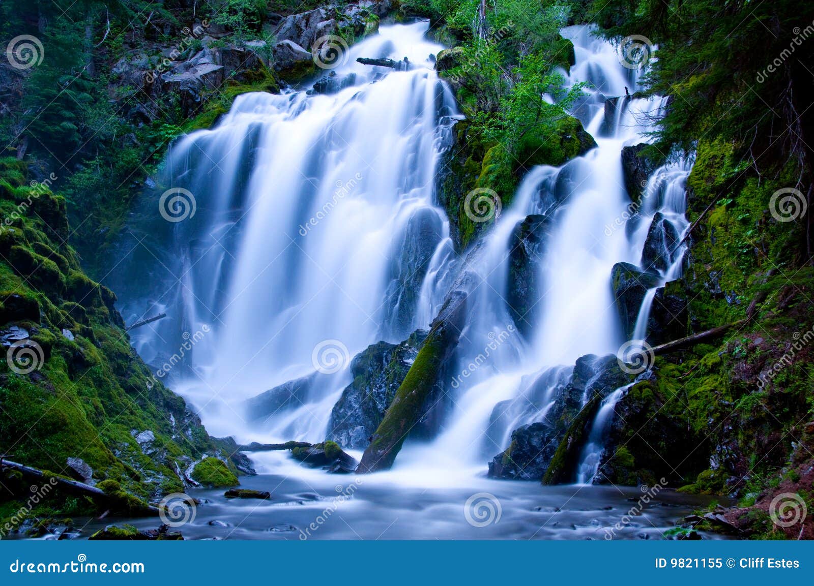 National Creek Falls stock image. Image of crater, river - 9821155