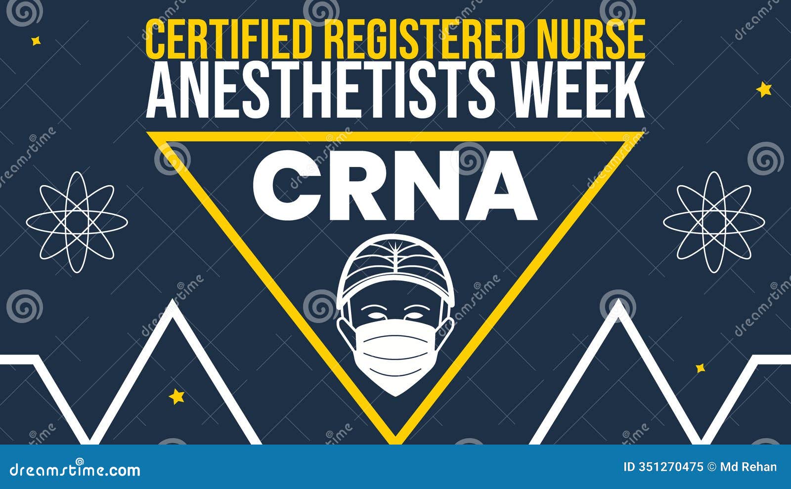 CRNA Nurse, Medical Symbol Caduceus Nurse Practitioner CRNA Vector ...