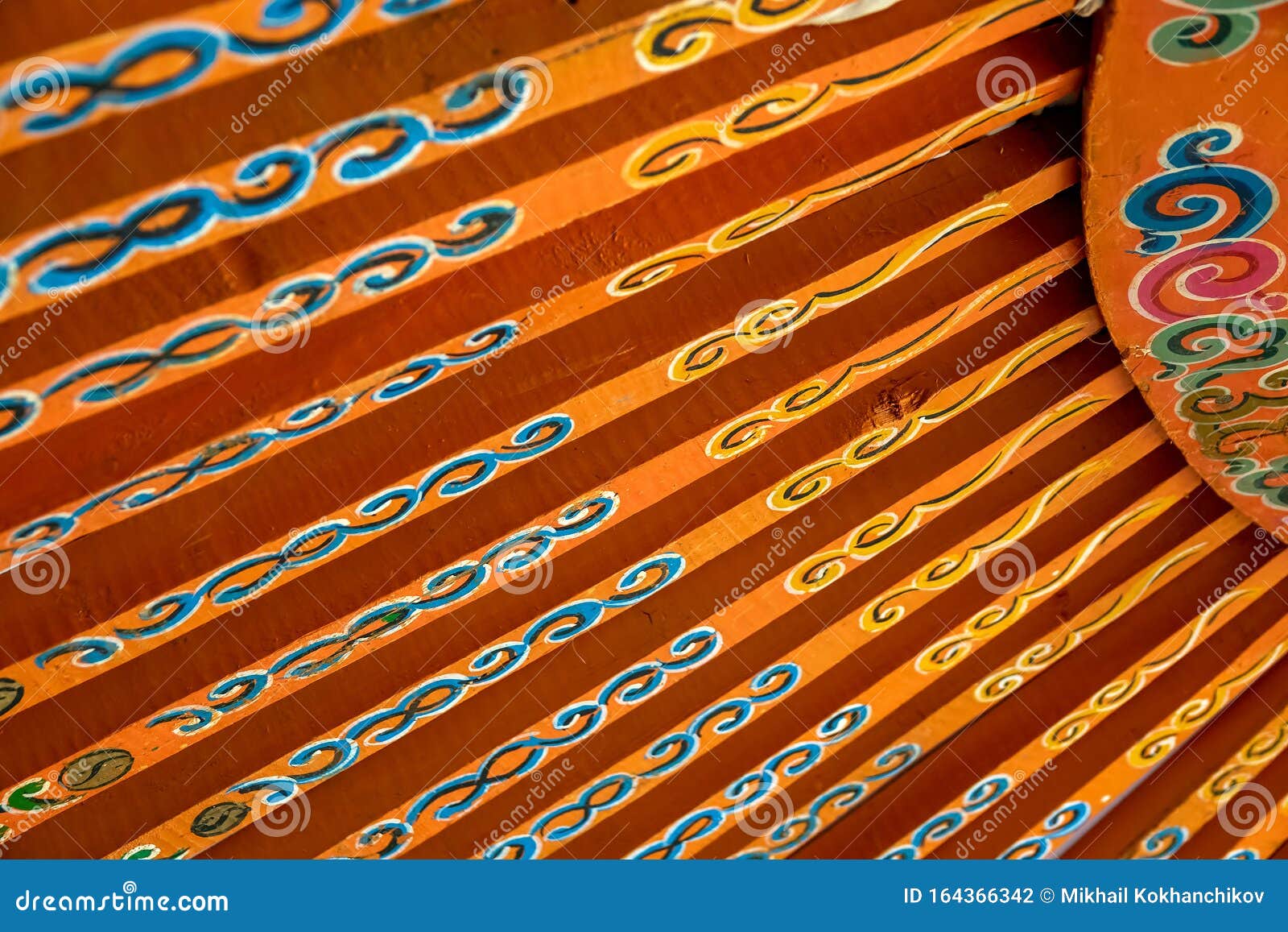 National Decoration of Yurt in Mongolia Stock Photo - Image of cozy ...