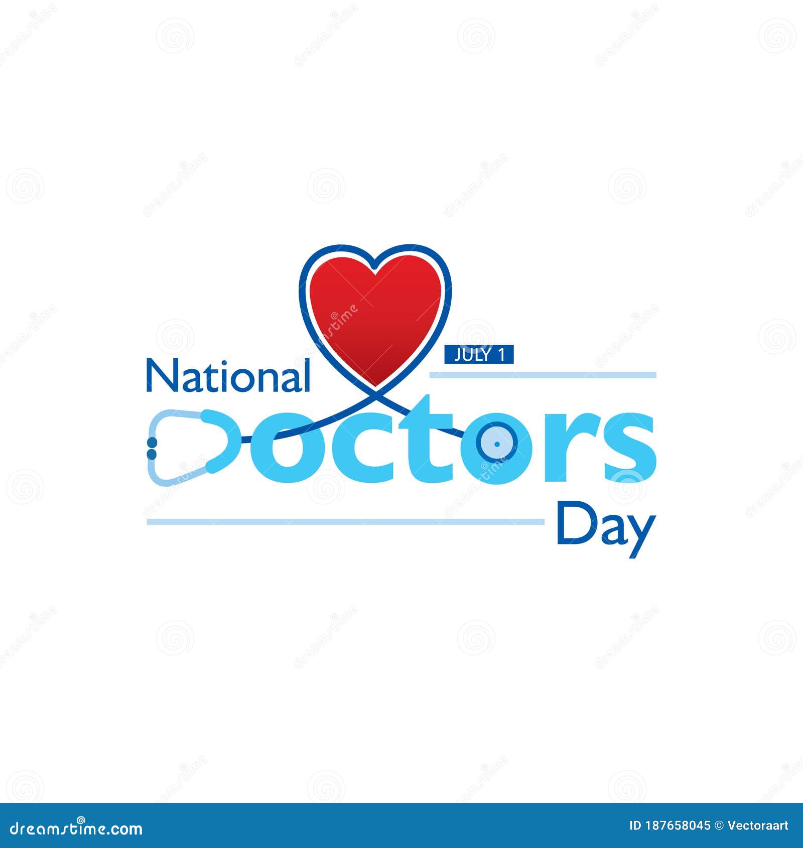 National Doctors Day Concept Poster Stock Vector - Illustration of ...