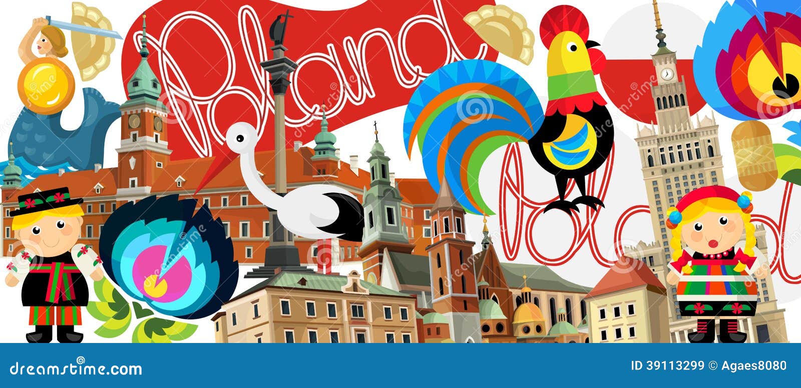 National Elements - Illustration for the Children Stock Illustration ...