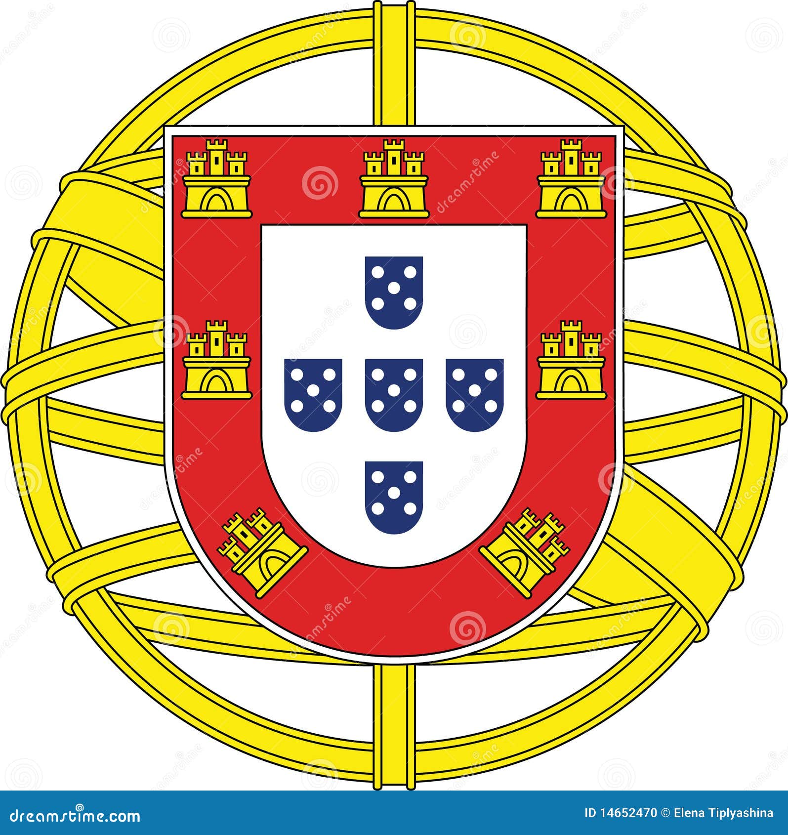 National Emblem Or Symbol Vector Illustration | CartoonDealer.com ...