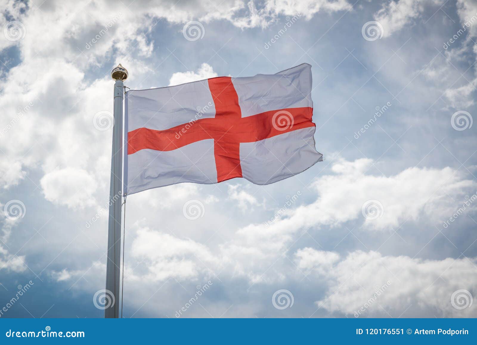Flag of Saint George stock image. Image of nation, symbolic - 120176551