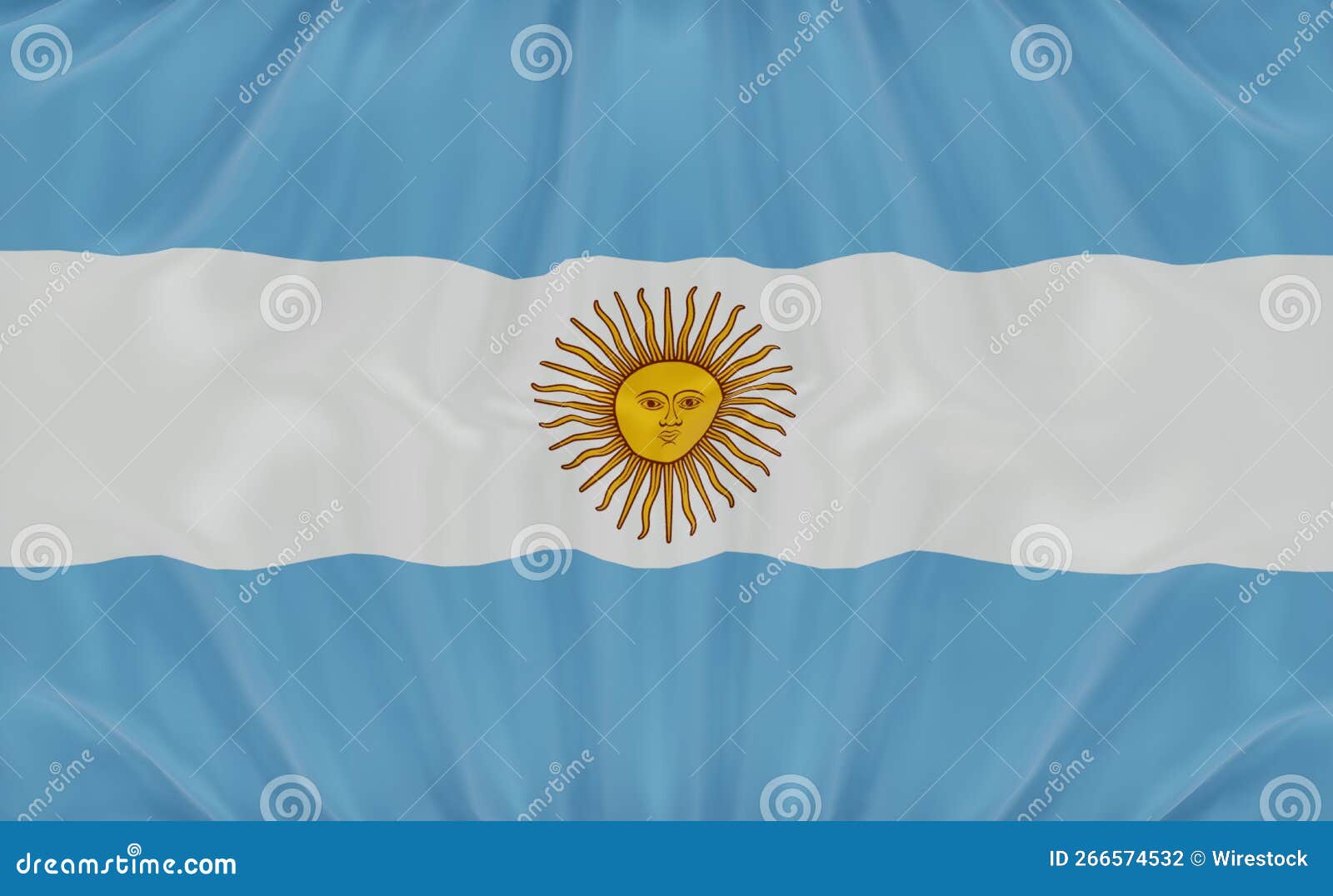 National flag of Argentina stock illustration. Illustration of design ...
