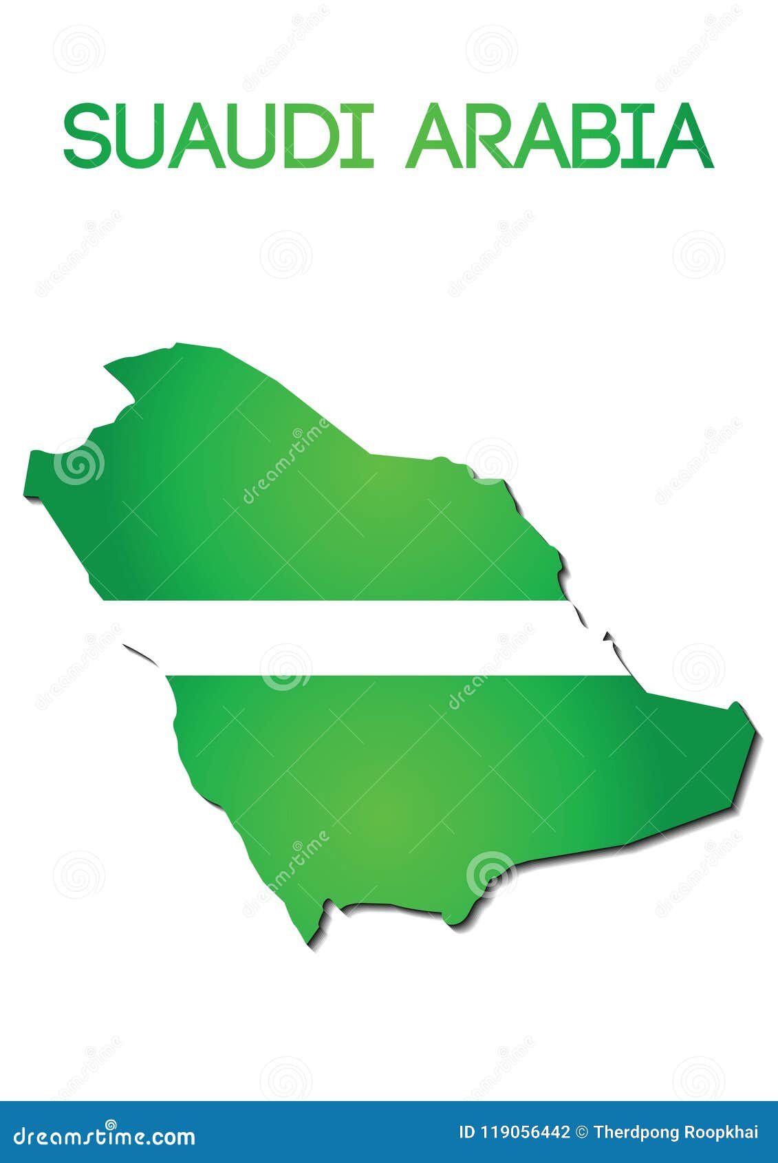 National Flag Color in Map Gradient Design Stock Vector - Illustration ...