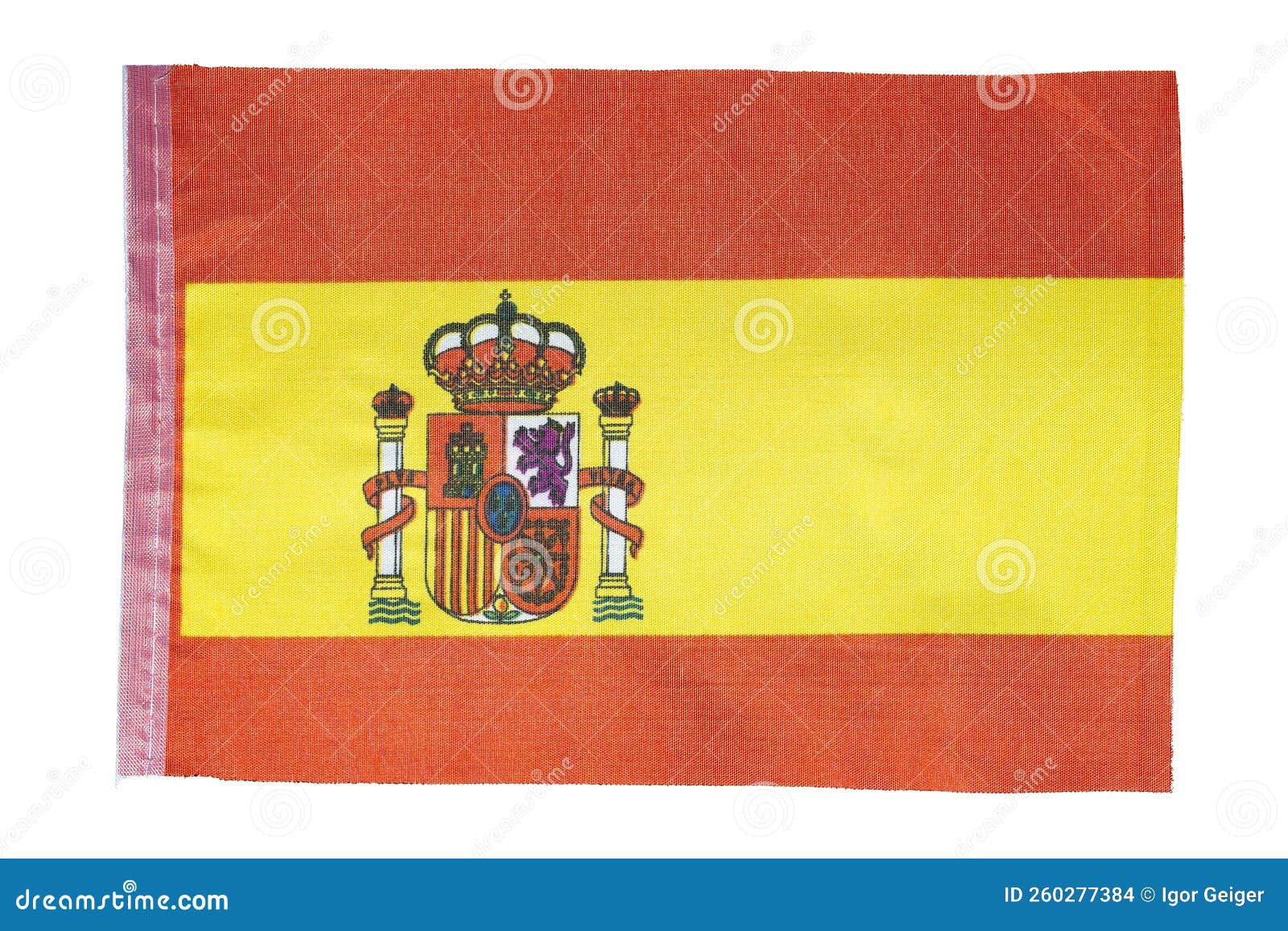 National Flag of the Country Spain, Isolate Stock Photo - Image of ...