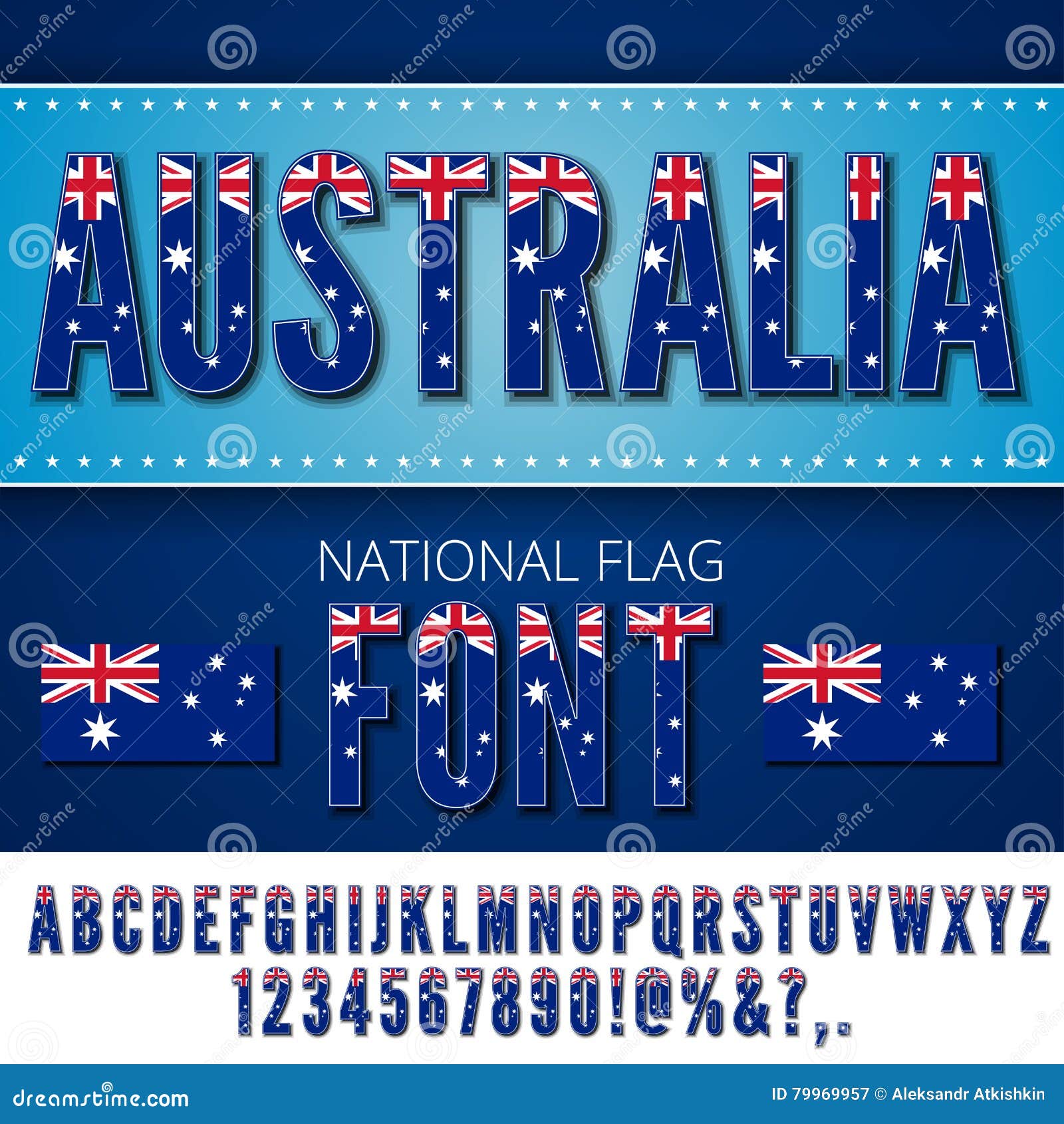 National Flag Font stock vector. Illustration of freedom - 79969957