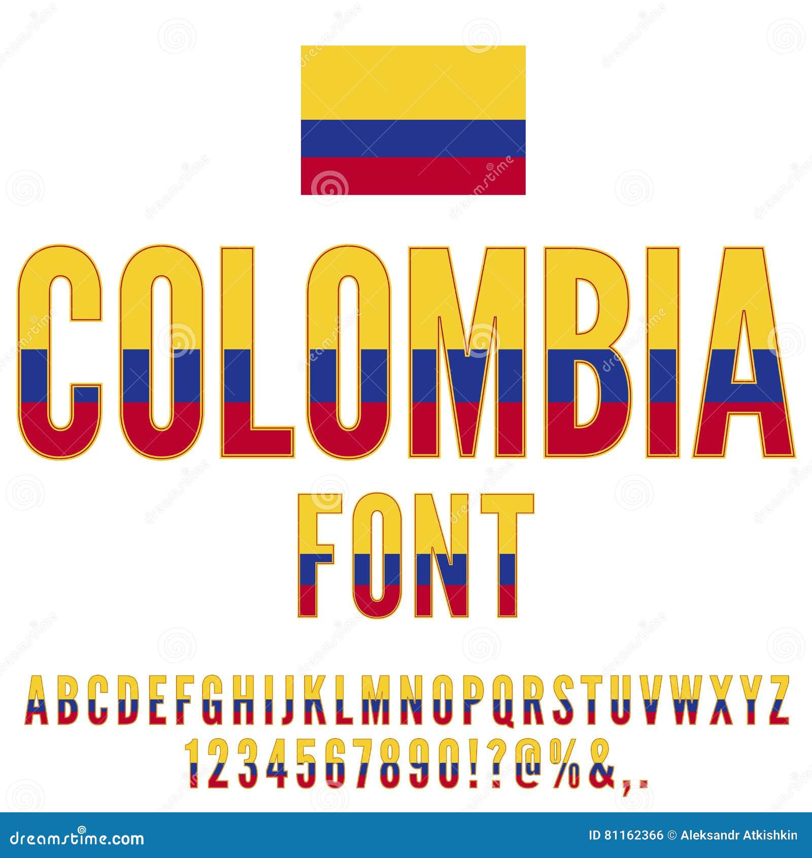National Flag Font stock vector. Illustration of national - 81162366 National Flag Font stock vector. Illustration of national - 81162366