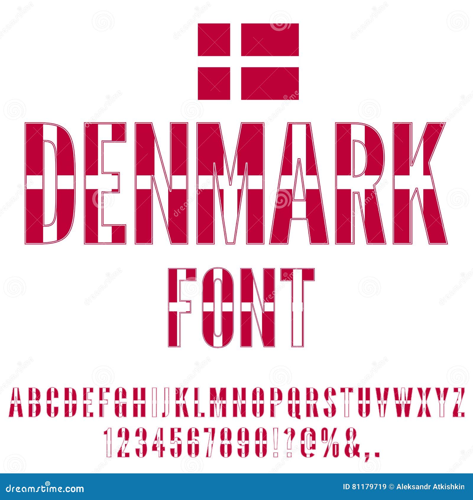 National Flag Font stock vector. Illustration of alphabet - 81179719