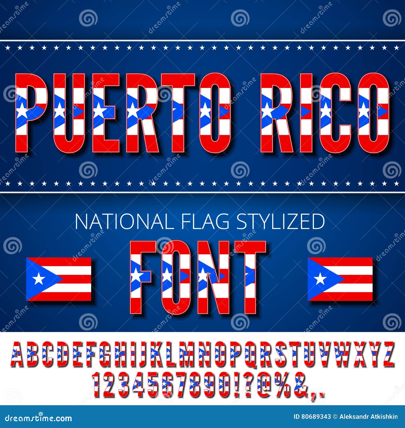 National Flag Font stock vector. Illustration of rico - 80689343 National Flag Font stock vector. Illustration of rico - 80689343