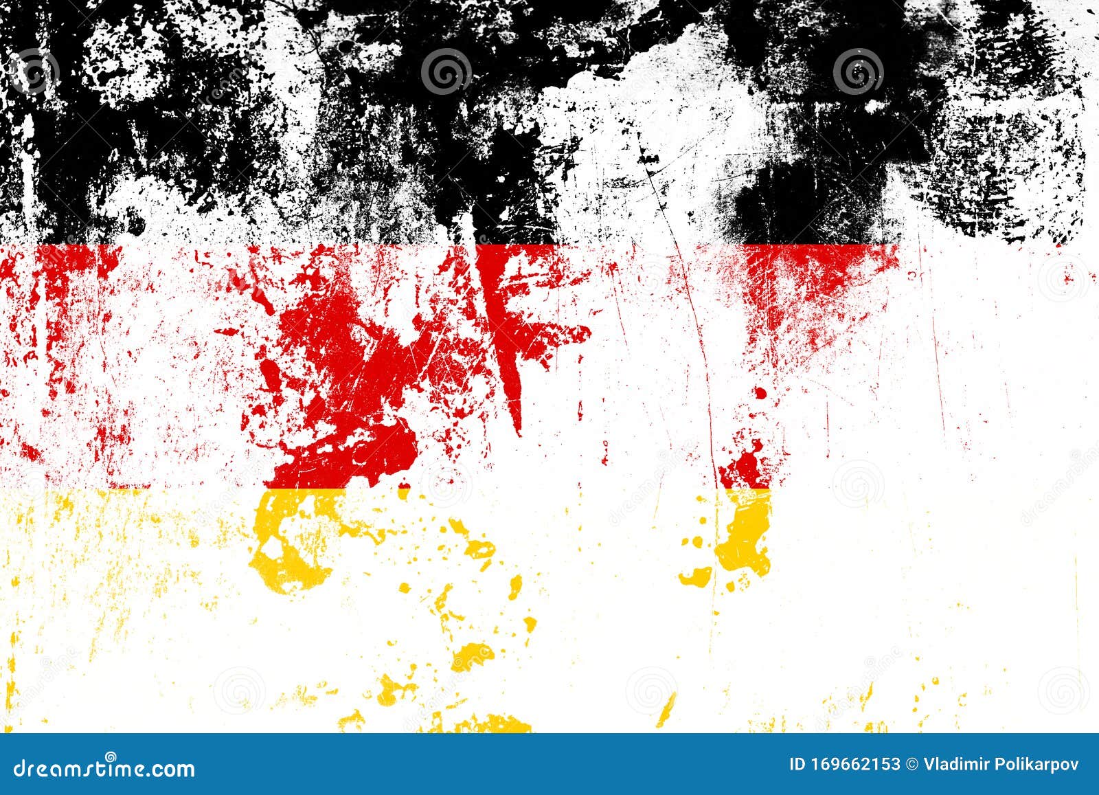 Flag of Germany with Texture. Template for Design Stock Illustration ...