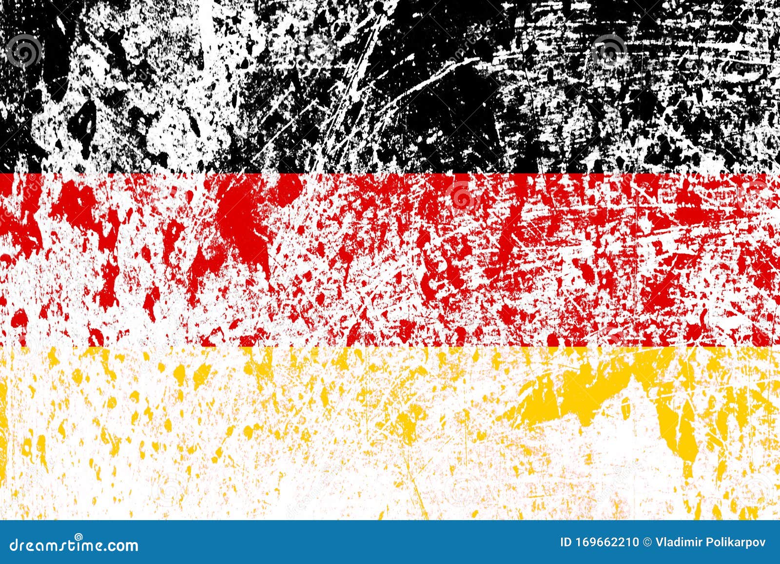 Flag of Germany with Texture. Template for Design Stock Illustration ...