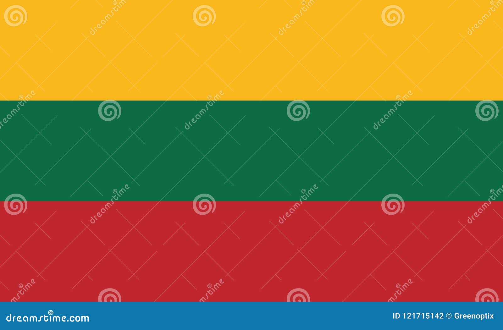 Flag Lithuania From Brush Strokes. Flag Lithuania On Transparent ...