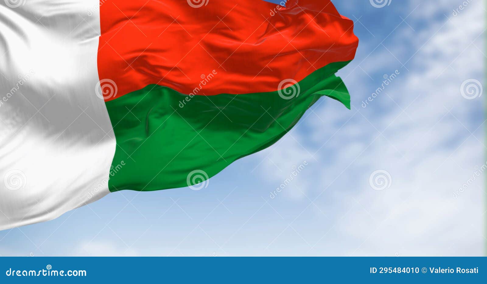 Merina Kingdom 1540-1897 Flag Waving Vector Illustration On White ...