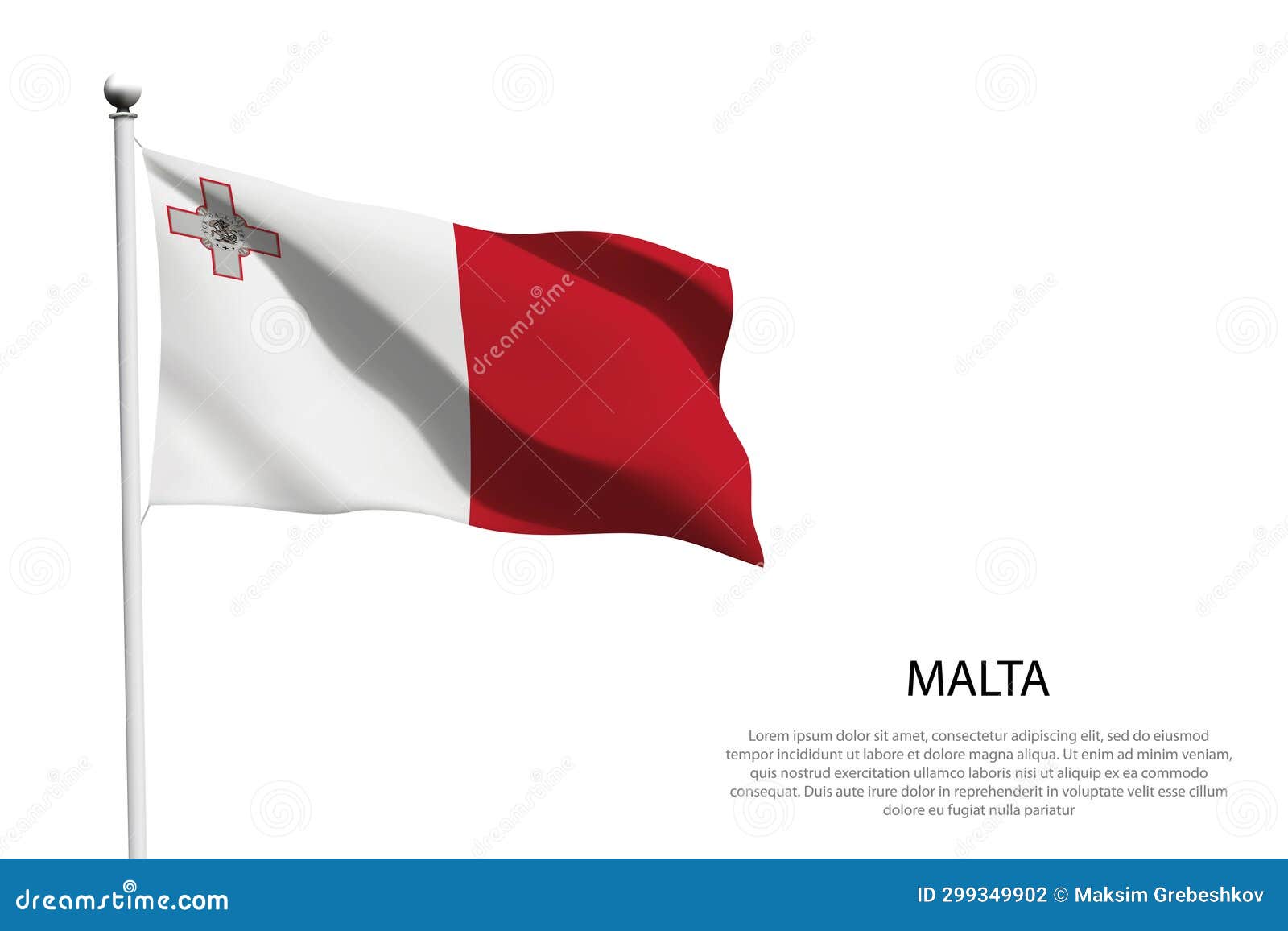 Flag Malta From Brush Strokes. Flag Malta Transparent Background For ...