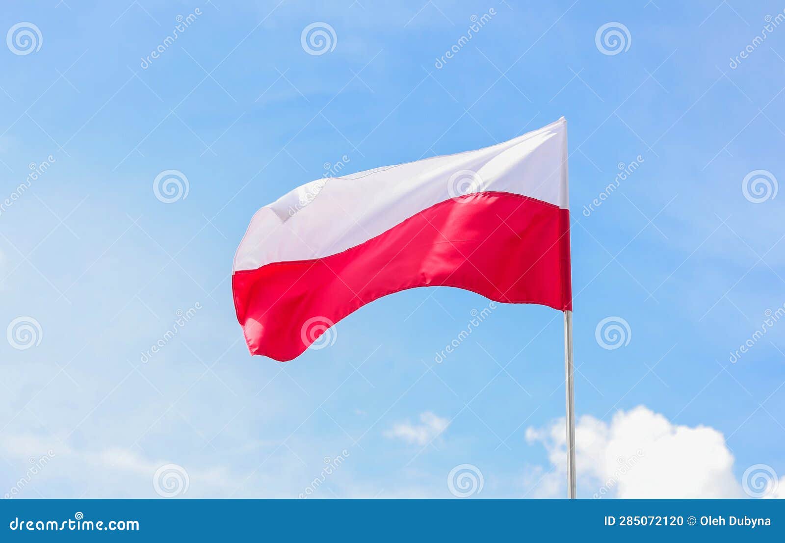 The National Flag of Poland Stock Photo - Image of europe, color: 285072120