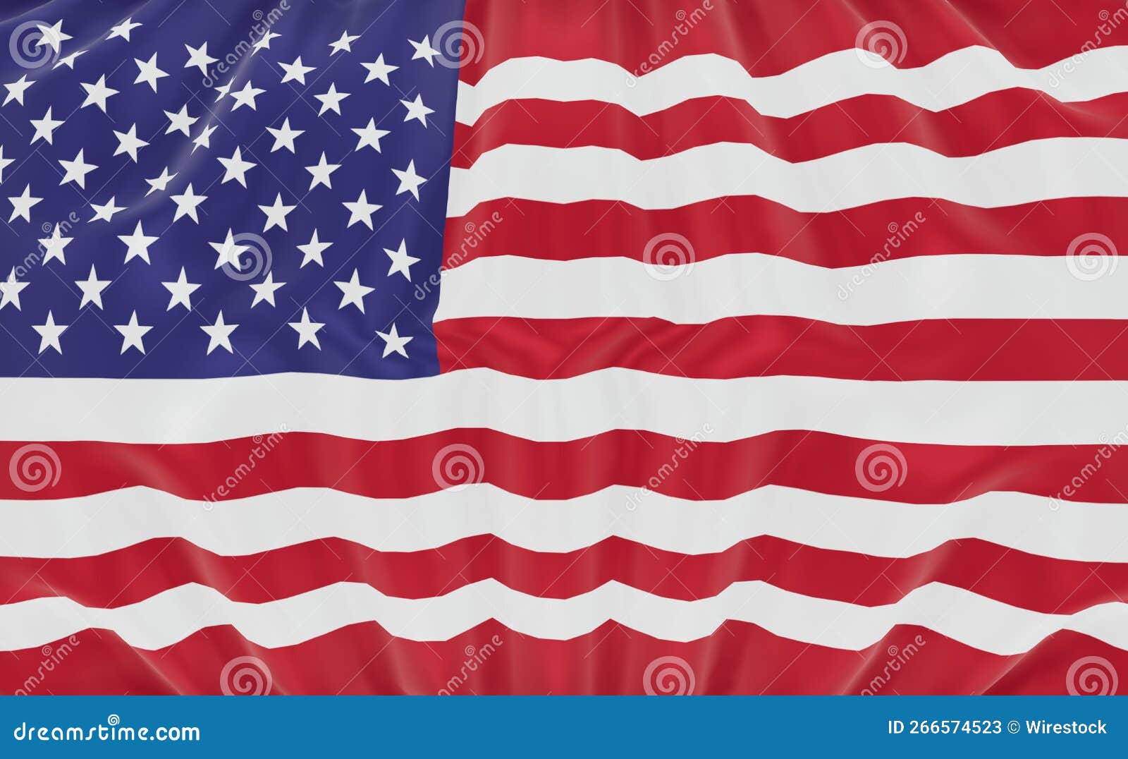 National Flag of the United States Stock Illustration - Illustration of ...