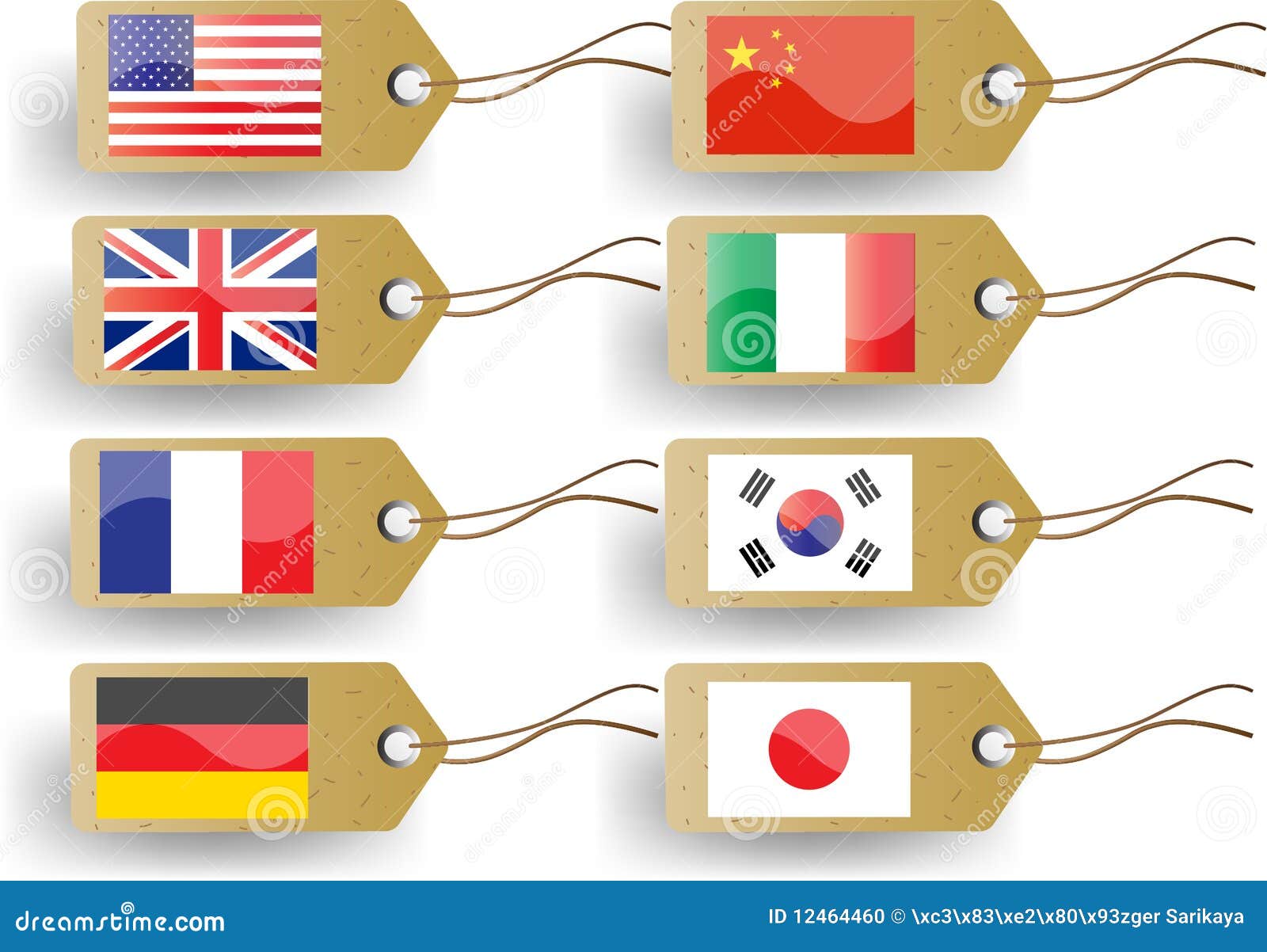 All National Flags Of The World . Cartoon Style | CartoonDealer.com ...
