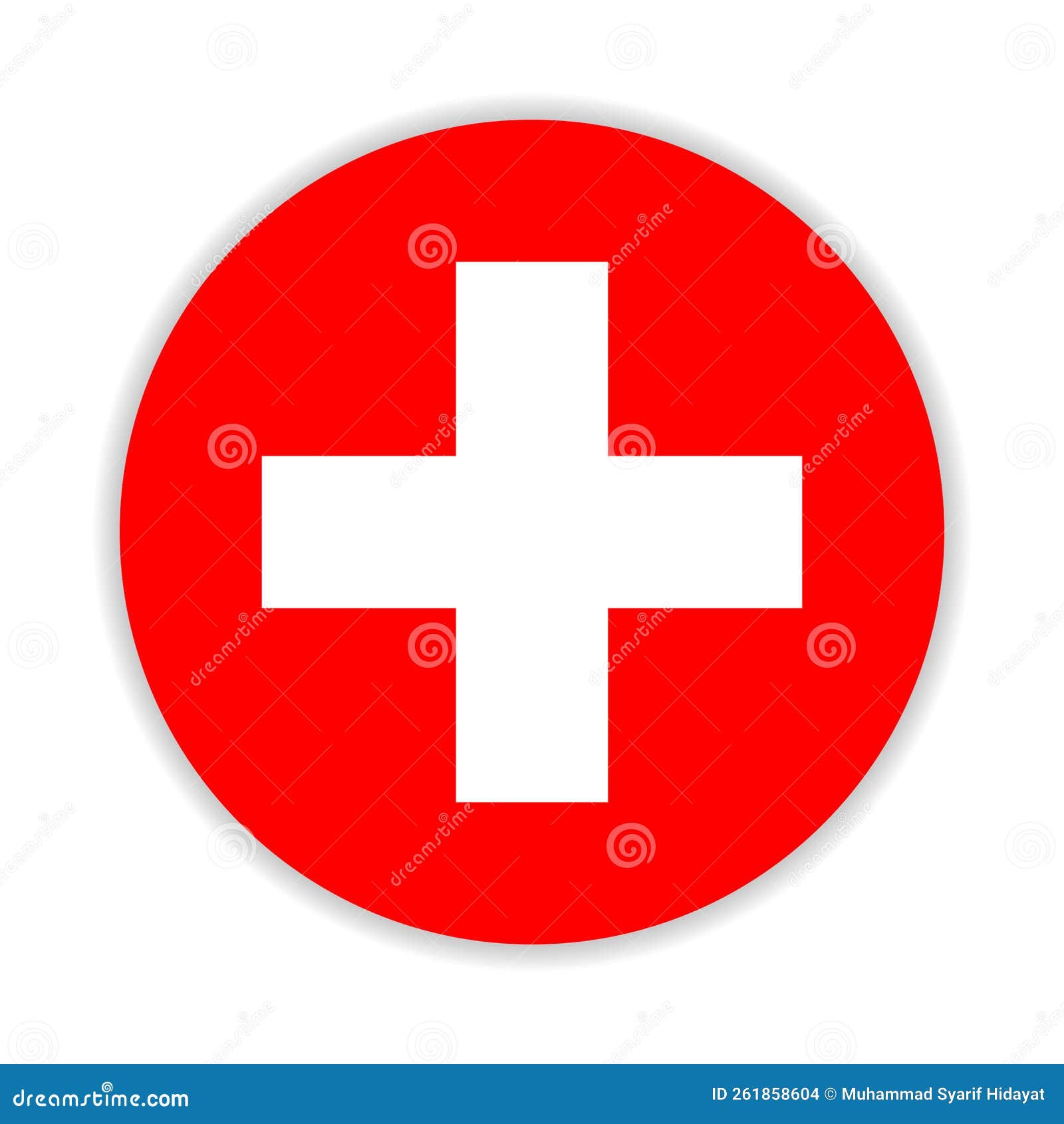 Round Flag of Switzerland. Vector Illustration Stock Illustration ...
