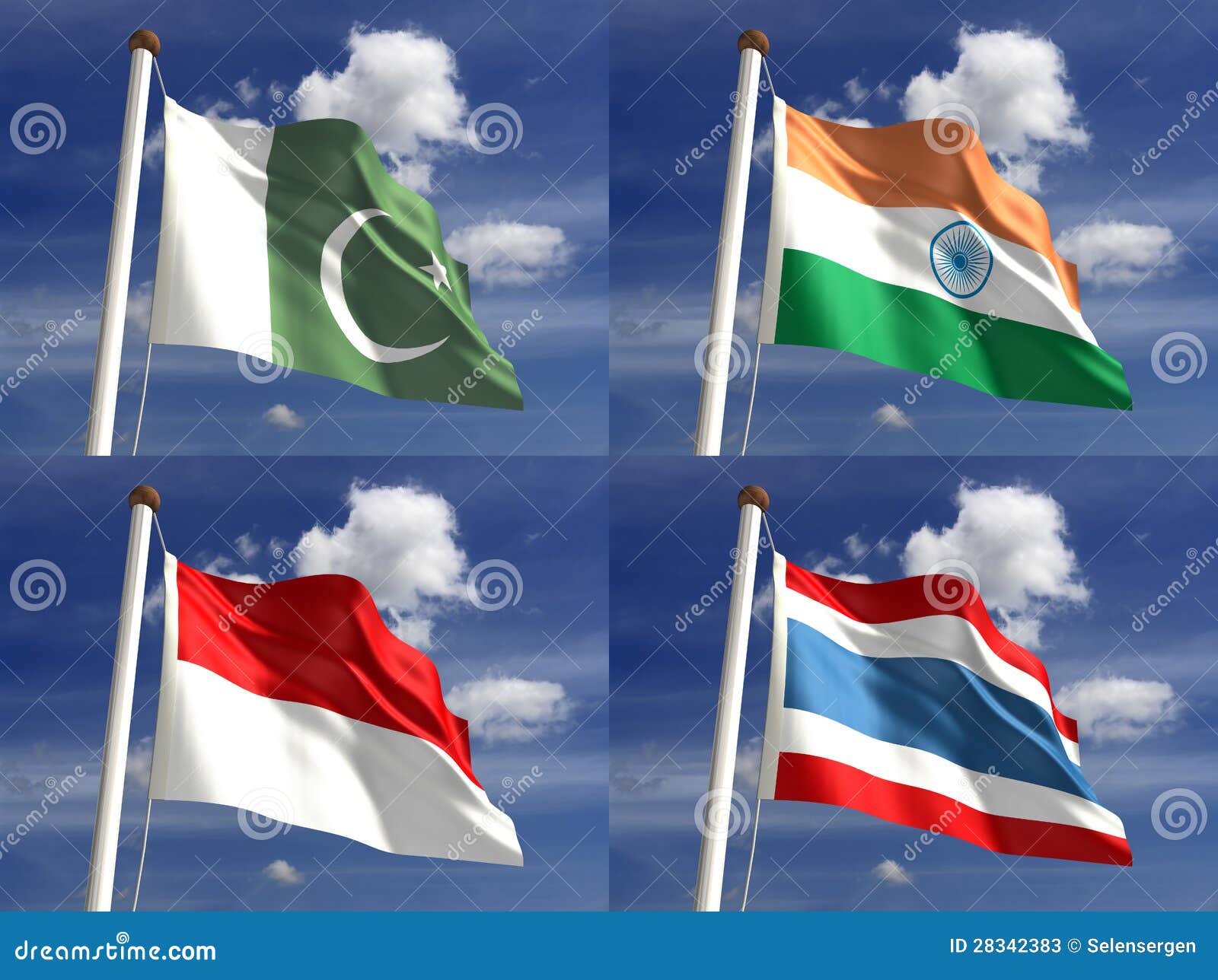 National Flags stock illustration. Illustration of cloudscape - 28342383
