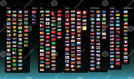 National flags collection stock vector. Illustration of emirates - 11405383