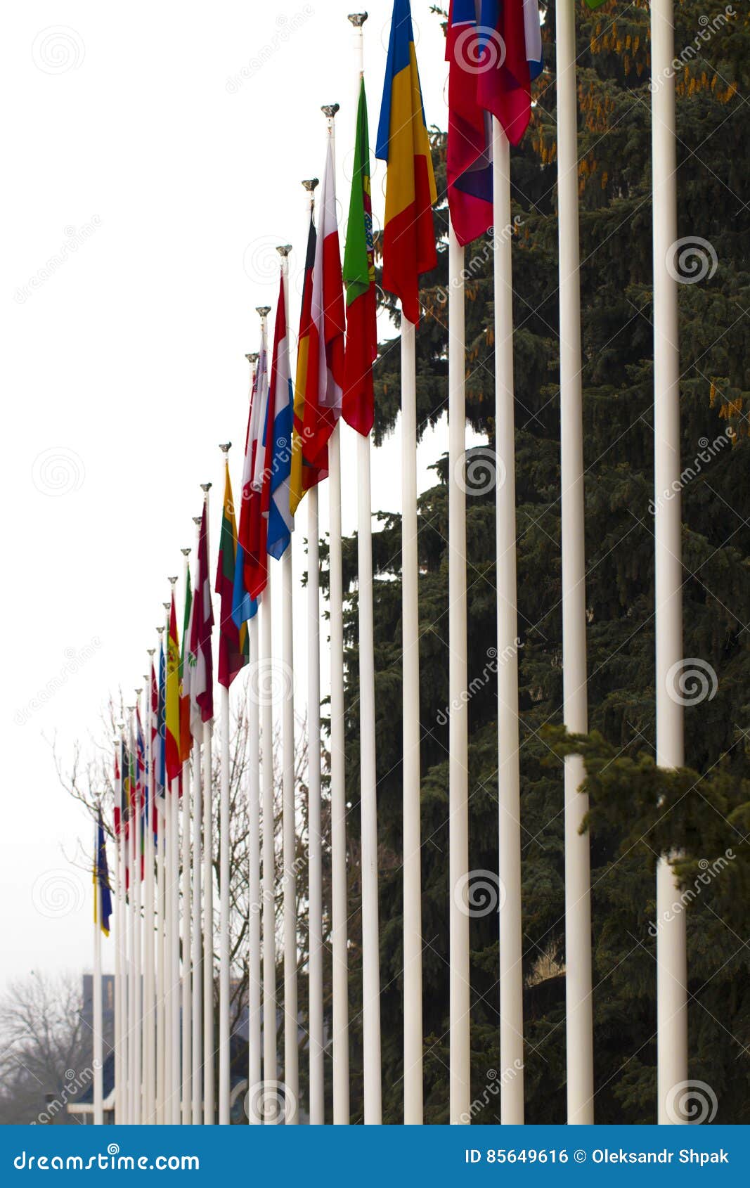 National Flags of Countries All Over the World Stock Photo - Image of ...