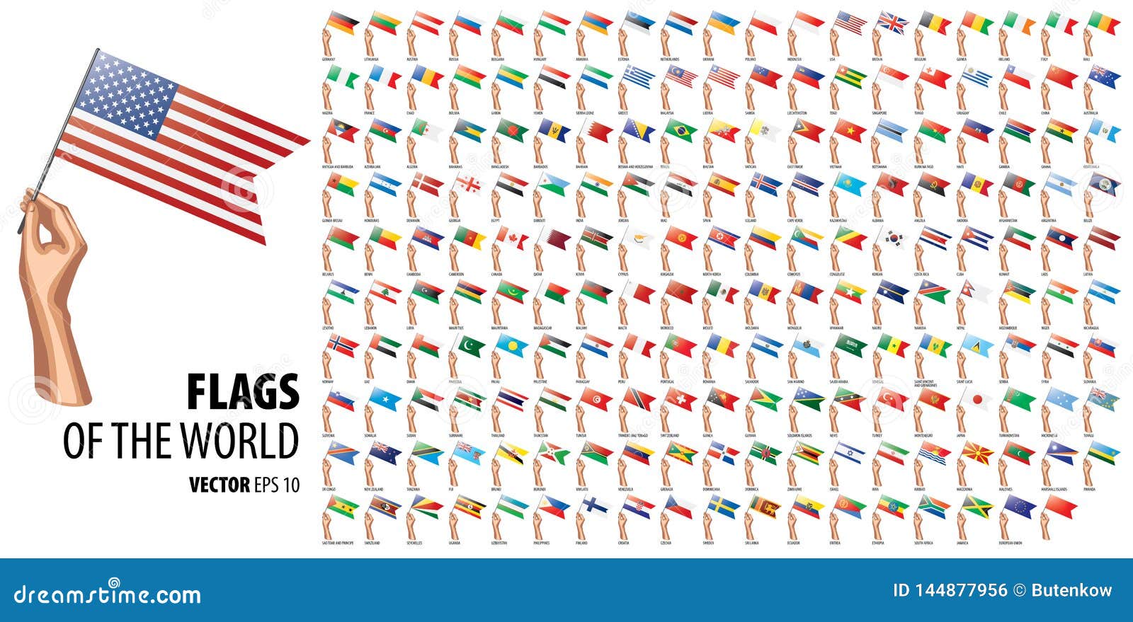 All National Flags Of The World Set. Official World Flags Circle ...